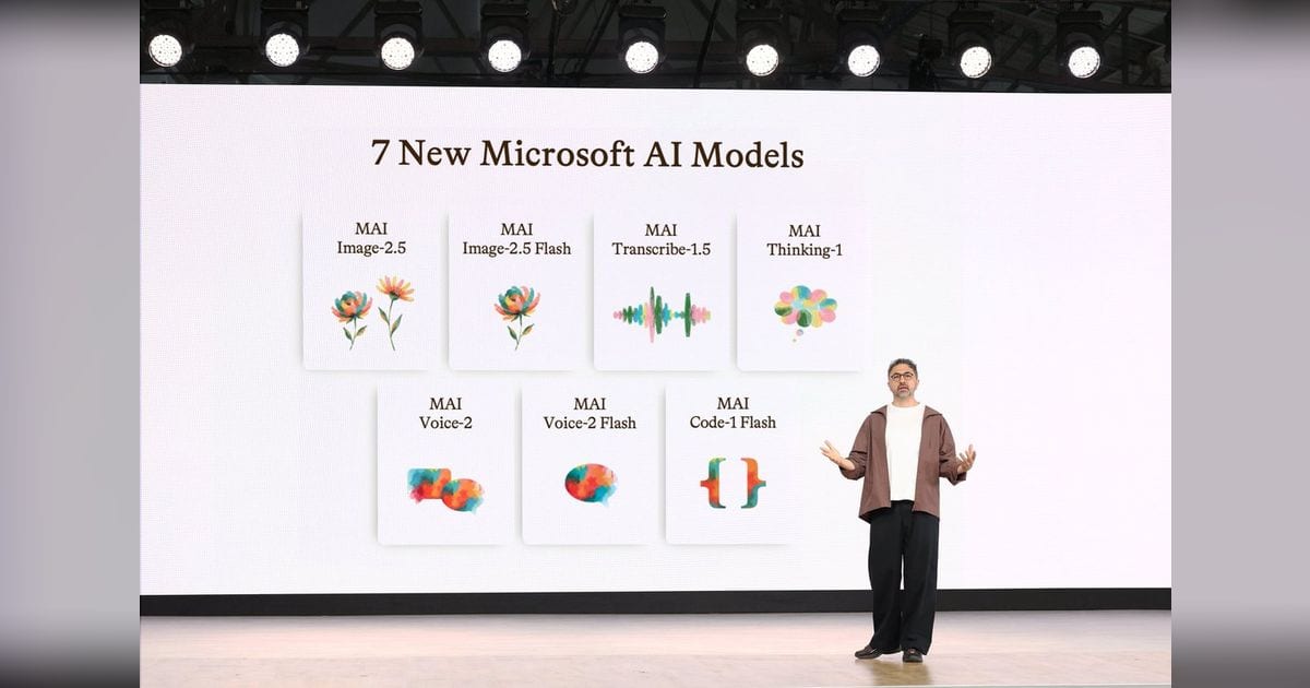 Mustafa Suleyman says MAI has seven new AI models - RuntimeWire